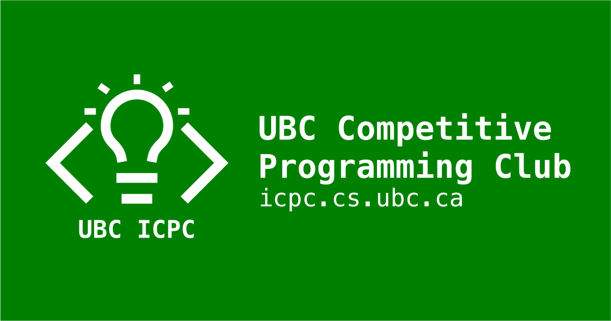 UBC Competitive Programming Club